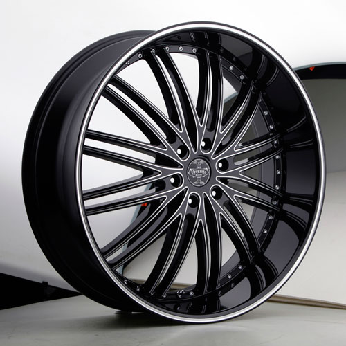 Versante 231 Rims (Black Machined Window with Machined Lip) | 20 X 8.5 ...