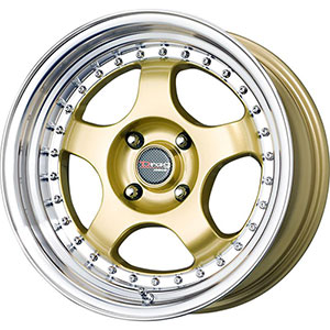 Drag DR 46 15 X 7 Inch Rims (Gold) | Drag DR 46 Rims