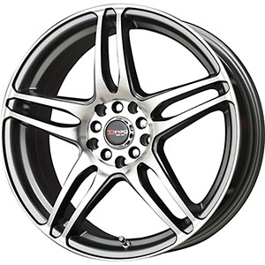 Drag DR 50 17 X 7 Inch Rims (Black Machined) | Drag DR 50 Rims