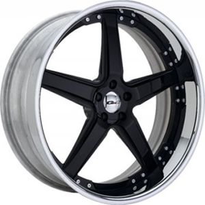GFG Nice 5 22 X 8 Inch Rims (Black) | GFG Nice 5 Rims