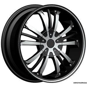 Pinnacle P72 Gunner 20 X 8.5 Inch Rims (Black Machined) | Pinnacle P72 ...