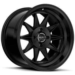 Ruff Racing R358 15 X 8.5 Inch Rims (Full Black) | Ruff Racing R358 Rims