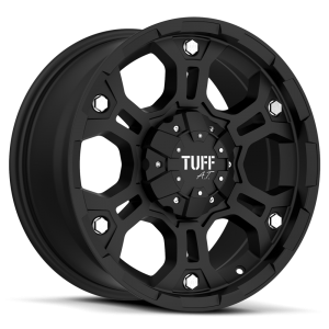 Tuff T-03 17 X 8 Inch Rims (Full Flat Black) | Tuff T-03 Rims