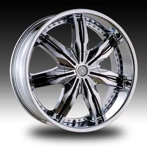 Velocity VW 130 24 X 9.5 Inch Rims (Chrome) | Velocity VW 130 Rims