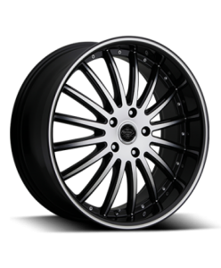 Versante 213 20 X 8.5 Inch Rims (Black Machined with Machined Lip ...