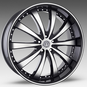 Versante 219 22 X 8.5 Inch Rims (Black) | Versante 219 Rims