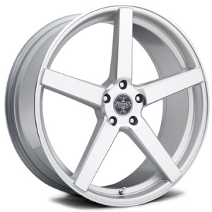 Versante 504 22 X 8.5 Inch Rims (Silver Machined) | Versante 504 Rims