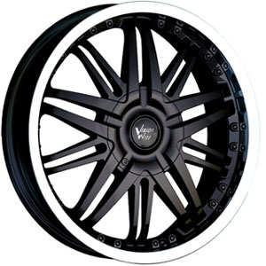 Vision 381 Avenger 16 X 7 Inch Rims (Black) | Vision 381 Avenger Rims