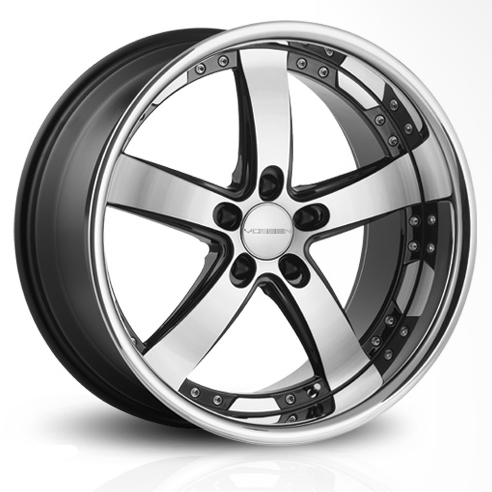Vossen VVS 084 22 X 10.5 Inch Rims (Black Machined) | Vossen VVS 084 Rims