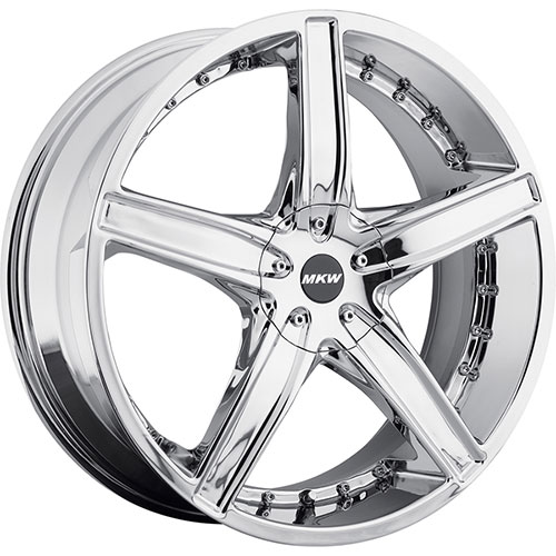 MKW Type 107 17 X 7.5 Inch Rims (Chrome) | MKW Type 107 Rims