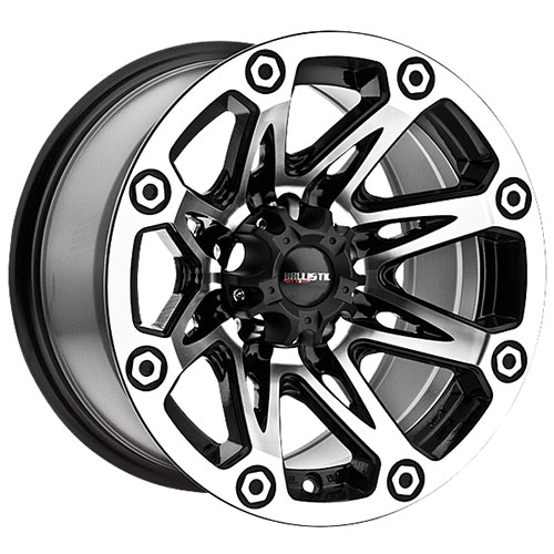 Ballistic 522 15 X 8 Inch Rims (Gloss Black) | Ballistic 522 Rims