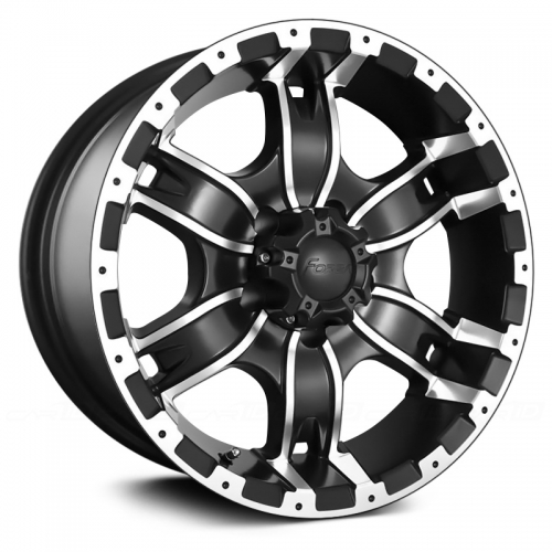 Forza 307 20 X 9 Inch Rims (Black Machined) | Forza 307 Rims