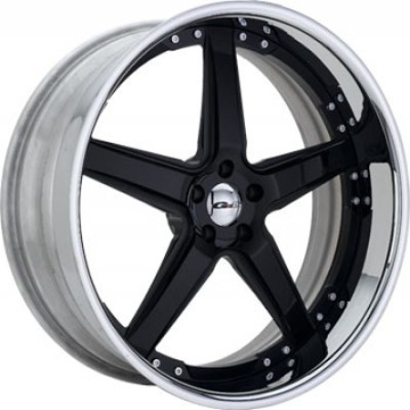 GFG Nice 5 22 X 8 Inch Rims (Black) | GFG Nice 5 Rims