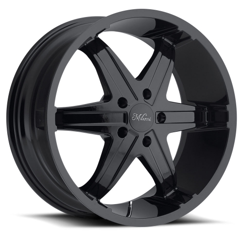 Milanni 446 Kool Whip 6 22 X 9.5 Inch Rims (Gloss Black) | Milanni 446 ...