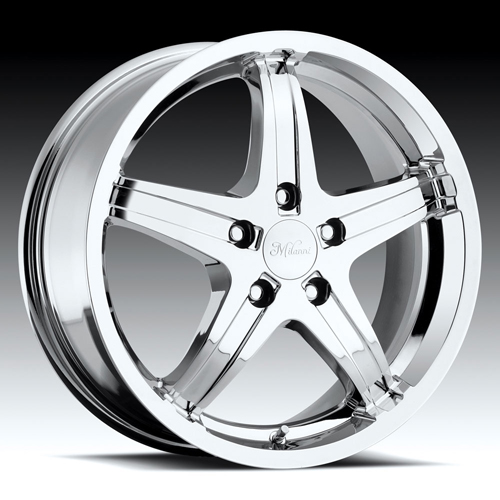 Milanni Kool Whip 5 446 17 X 7 Inch Rims (Chrome) | Milanni Kool Whip 5 ...