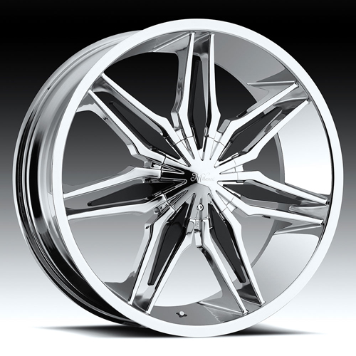 Milanni Stalker 368 22 X 8.5 Inch Rims (Chrome) | Milanni Stalker 368 Rims