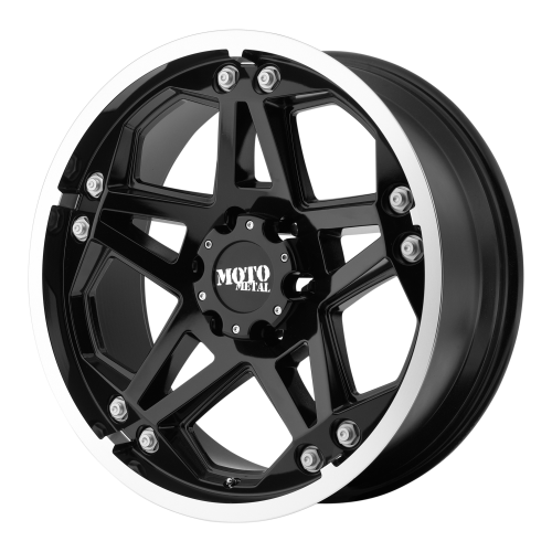 Moto Metal MO960 17 X 8 Inch Rims (Gloss Black With Machined Face ...
