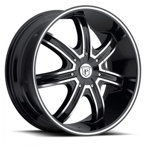 Pinnacle P82 Nexxa 20 X 8.5 Inch Rims (Black Machine) | Pinnacle P82 ...