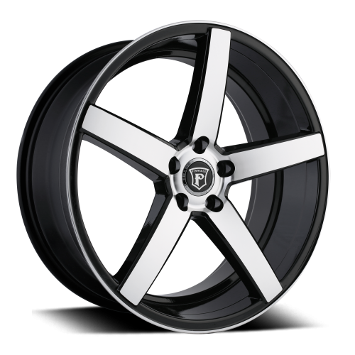 Pinnacle P88 Rhode 18 X 8.5 Inch Rims (Black Machine) | Pinnacle P88 ...