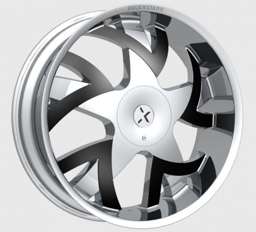 Rockstarr 962 Stones 24 X 9 Inch Rims (Chrome) | Rockstarr 962 Stones Rims