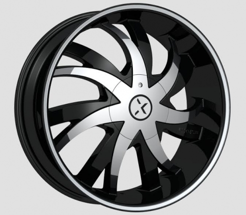 Rockstarr 964 Poison 26 X 9 Inch Rims (Black) | Rockstarr 964 Poison Rims