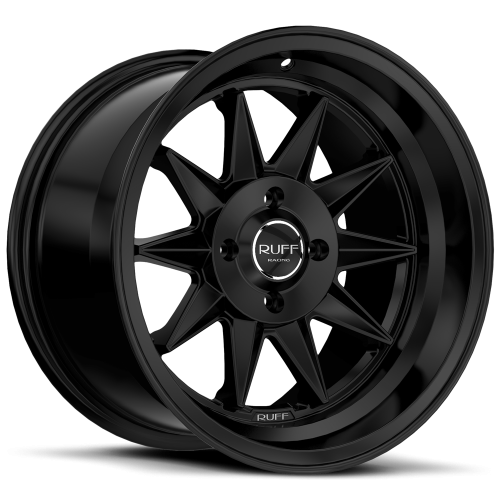 Ruff Racing R358 15 X 8.5 Inch Rims (Full Black) | Ruff Racing R358 Rims