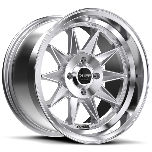 Ruff Racing R358 15 X 8.5 Inch Rims (Hyper Silver Machined) | Ruff ...