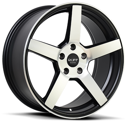Ruff Racing R361 15 X 6.5 Inch Rims (Satin Black / Machined Face ...
