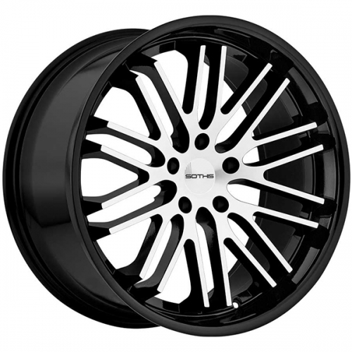 SOTHIS SC003 22 X 9 Inch Rims (Gloss Black Machined) | SOTHIS SC003 Rims