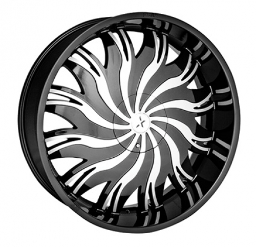 Starr 458 Magnum 22 X 8.5 Inch Rims (Black) | Starr 458 Magnum Rims