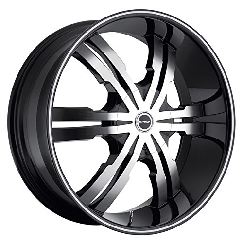 Strada Vetro 20X9.5 Inch Rims (Gloss Black with Machined Face) | Strada ...