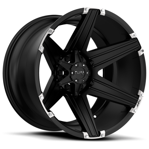 Tuff T-12 20 X 12 Inch Rims (Satin Black) | Tuff T-12 Rims