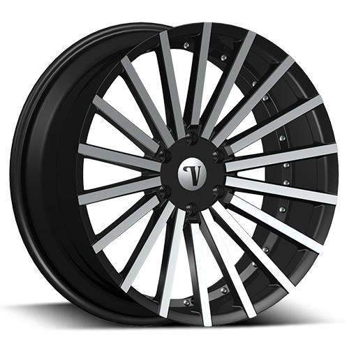Velocity VW 17B 24 X 9.5 Inch Rims (Black Machined) | Velocity VW 17B Rims