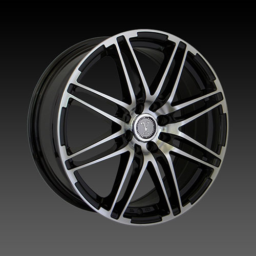 Velocity VW 287 17 X 7 Inch Rims (Black Machined) | Velocity VW 287 Rims
