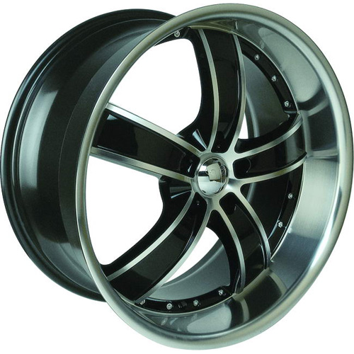 Velocity VW 855A 20 X 8.5 Inch Rims (Black Machined) | Velocity VW 855A ...