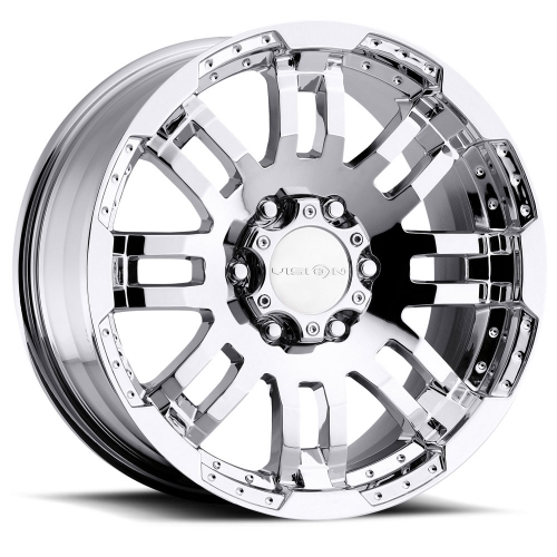 Vision 375 Warrior 15 X 7.5 Inch Rims (Phantom Chrome) | Vision 375 ...