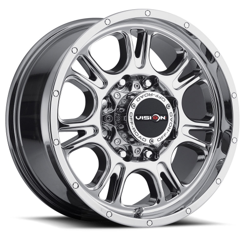 Vision 399 Fury 17 X 8.5 Inch Rims (Phantom Chrome) | Vision 399 Fury Rims