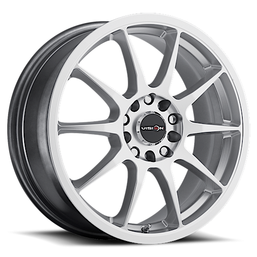 Vision 425 Bane 17 X 7 Inch Rims (Hyper Silver) | Vision 425 Bane Rims