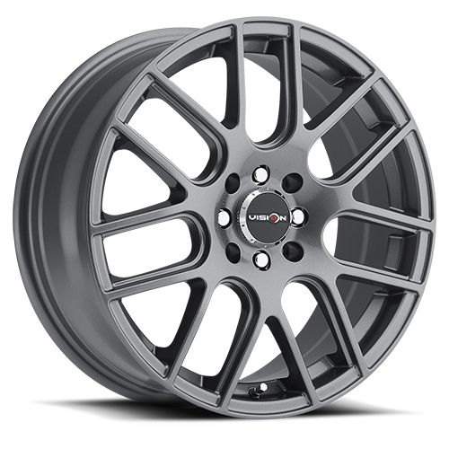 Vision 426 Cross 17 X 7 Inch Rims (Gunmetal) | Vision 426 Cross Rims