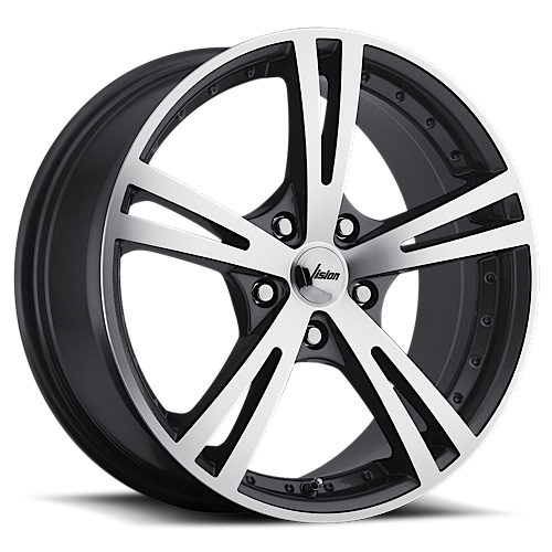 Vision 463 Xcite 16 X 7.5 Inch Rims (Gunmetal with Machined Face ...