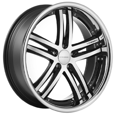 Vossen VVS 085 20 X 9 Inch Rims (Black Machined) | Vossen VVS 085 Rims