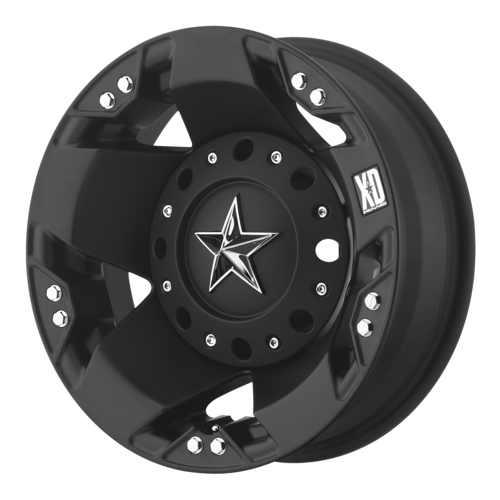 XD Series XD775 Rockstar Dually Front 17 X 6 Inch Rims (Black) | XD ...
