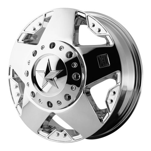 XD Series XD775 Rockstar Dually Front 17 X 6 Inch Rims (Chrome) | XD ...