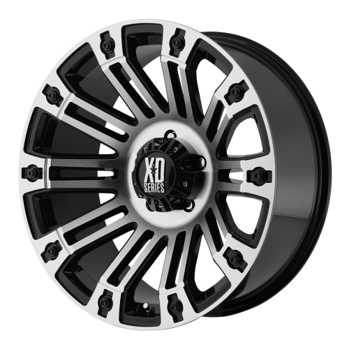 XD Series XD810 Brigade 20 X 9 Inch Rims (Black Machined) | XD Series ...