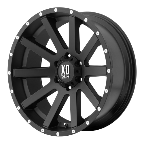 XD Series XD818 Heist 18 X 8 Inch Rims (Black) | XD Series XD818 Heist Rims