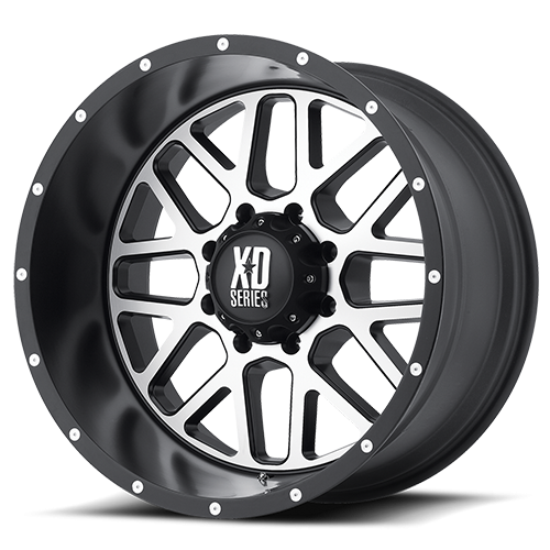XD Series XD820 Grenade 22 X 10 Inch Rims (Satin Black with Machined Face) | XD Series XD820 ...